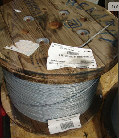 Shop New Bekaert 5/16 In Galvanized Steel Guy Wire Spool - 5000' backed ...