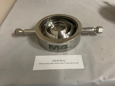 Shop Varian Baffle For Diffusion Pump, Water Cooled, Iso160 backed by a ...