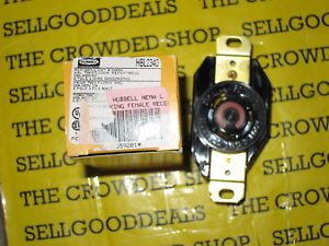 Hubbell HBL2340 HBL Twist-lock Receptacle NEW - SPW Industrial