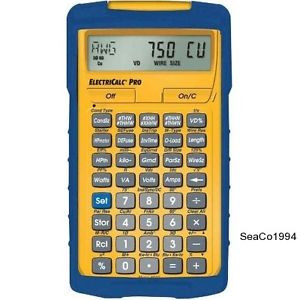Electrical Code Calculator ElectriCalc Pro Model 5070 NEC Calculated ...