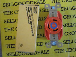 4 Hubbell IG2620 HBL Twist-Lock Receptacle NEW - SPW Industrial