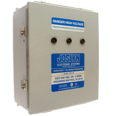 Joslyn Electronic Systems Arrester Surgitron I AC Surge Protector Model ...