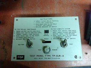 Fpe Test Panel Type Glr-A - SPW Industrial