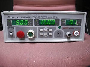 Chroma Ac Hipot Tester 9071A - SPW Industrial
