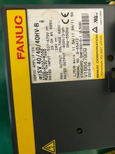 Shop Used And Tested A06B-6290-H328 backed by a 1-year warranty. 30-day ...