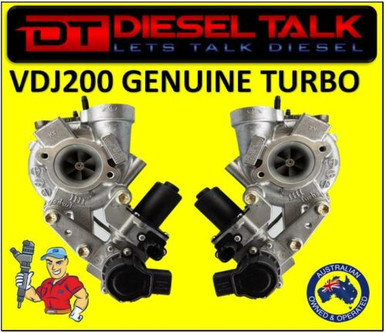 Shop 17201-51020 17208-51010 Genuine Vdj200 Turbochargers. Left & Right ...