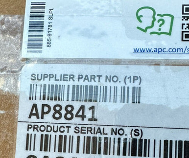Apc Ap8841 200/208V 30A 300W Metered Rack Pdu Sealed New In Box