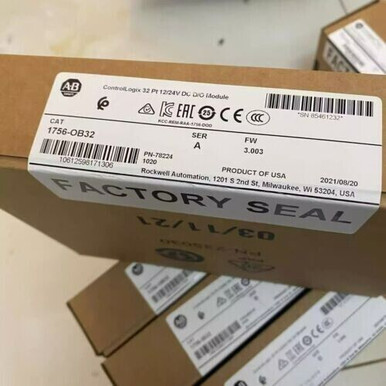 New Factory Sealed Ab 1756-Ob32 /A Controllogix 32 Point D/O Module ...