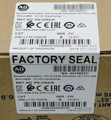 New Sealed Ab Micro820 Plc 2080-Lc30-10Qwb Ser B Ethernet I/P ...