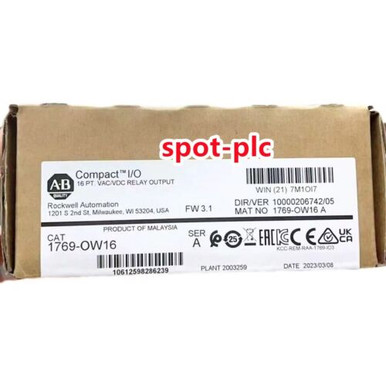 New Factory Sealed Ab 1769-Ow16 Ser A Compactlogix Relay Output Module ...