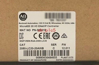 Allen-Bradley 2080-Lc20-20Awb/C Micro 820 Programmable Logic Controller ...