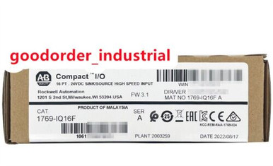 New Sealed Ab 1769-Iq16F Ser A Compactlogix 16 Pt 24Vdc I/O Input ...