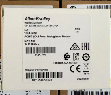 Ab 1734-Ie2C Point I/O 2 Point Analog Input Module New Sealed - SPW ...
