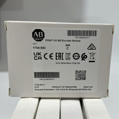 Factory Sealed Allen-Bradley 1734-Ssi Point I/O Encoder Input Module ...
