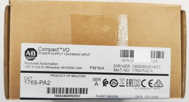New Allen-Bradley 1769-Pa2 Compactlogix Ac Power Supply Factory Sealed ...