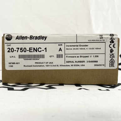 Allen Bradley 20-750-Enc-1 Incremental Encoder 24Vdc Ser A Usa - SPW ...