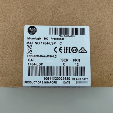New Sealed Allen-Bradley 1764-Lsp Ser C Micrologix 1500 Processor ...