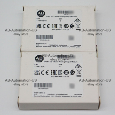 2023 New Allen Bradley 1734-Oe4C Ser C Point I/O 4 Point Analog Output ...