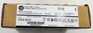Allen-Bradley 5069-Ib16/A Compact 5000 Dc Input Module Sealed - SPW ...
