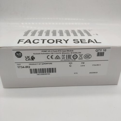 New Allen-Bradley Sealed 1734-Ir2 Ser C Point I/O 2 Point Rtd Input ...