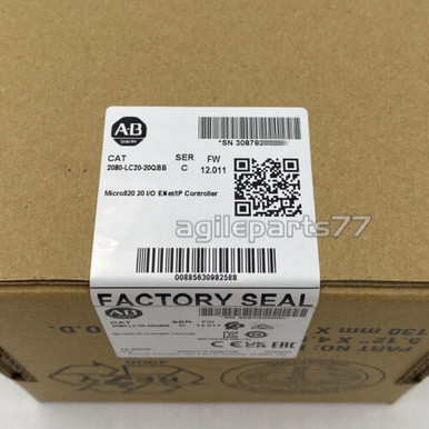 New Sealed Ab 2080-Lc20-20Qbb Micro820 Ethernet/Ip Controller 2023 Tx ...