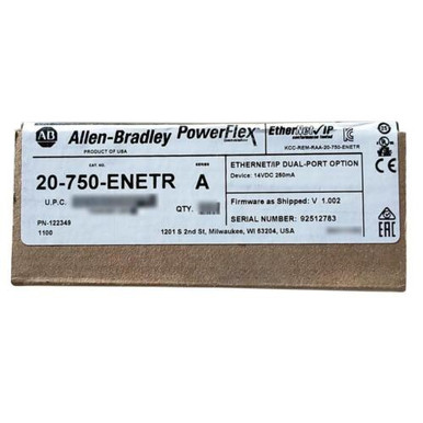 Allen Bradley 20-750-Enetr Powerflex 750 Dual Port Ethernet/Ip Module ...