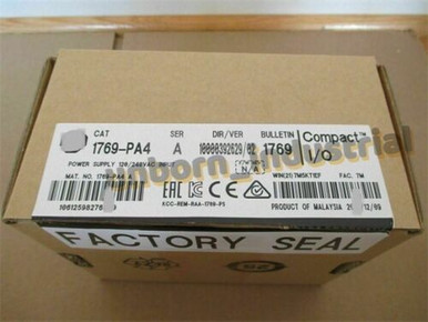 Ab 1769-Pa4 /A Compactlogix Power Supply New Factory Sealed - SPW ...