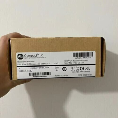 New Sealed Ab 1769-Ob32 /A Compactlogix 32 Pt 24Vdc D/O Module 1769Ob32 ...