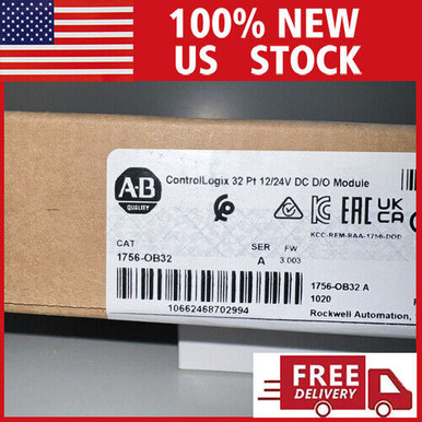 Allen-Bradley 1756-Ob32 Ser A Controllogix 32 Point D/O Module 1756Ob32 ...
