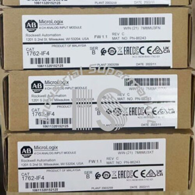 2022 New Ab 1762-If4 Micrologix 4 Ch Analog Input Module 1762If4 - SPW ...