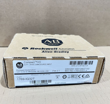 2022 Allen Bradley 1769-Iq32T /A Compact I/O 32Pt 24Vdc Input Module ...