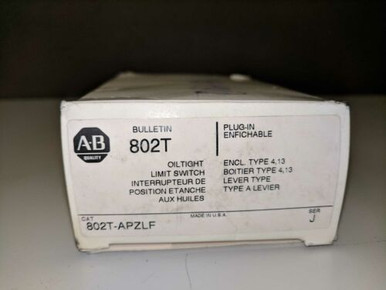 Allen Bradley 802T Oiltight Limit Switch- New - SPW Industrial