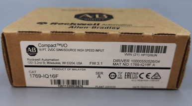 New Sealed Allen-Bradley 1769-Iq16F Compactlogix 16 Pt 24Vdc I/O Input ...