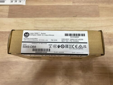 New Sealed Allen Bradley 5069-Ob8 Ser A Compact 5000 Dc Output Module ...