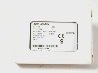 Allen-Bradley 1734-Ia4 Point I/O 4 Point Digital Input Module Ab 1734 ...