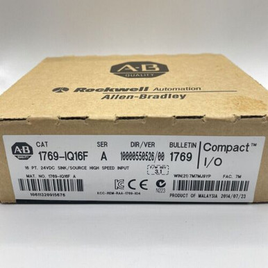 Allen-Bradley 1769-Iq16F Compact 16 Pt 24Vdc I/O Input Module 1769Iq16F ...