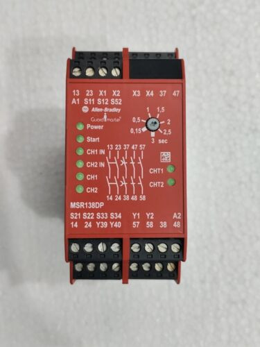 Allen-Bradley Msr138Dp Series B Guard Master Safety Relay 440R-M23147 ...