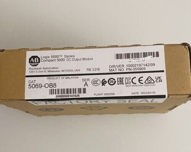 New Allen Bradley 5069-Ob8 Ser A Compact 5000 Dc Output Module - SPW ...