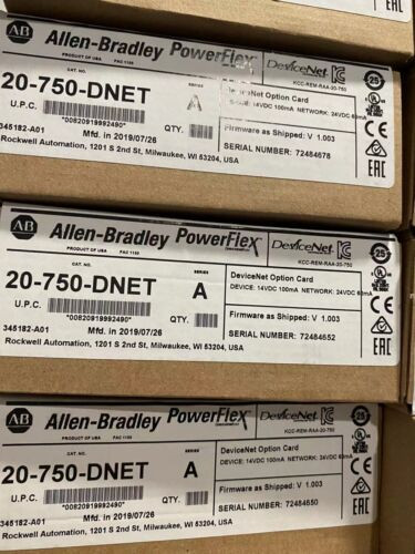New Factory Sealed Allen-Bradley 20-750-Dnet Powerflex 750 Ser A New ...