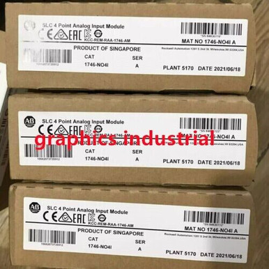 New Allen-Bradley 1746-No4I Ser A Slc 500 Analog Ouput Module Ab ...