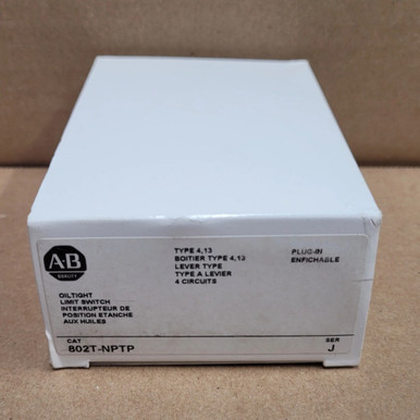 802Tnptp Allen-Bradley 802T-Nptp Oil Tight Limit Switch - SPW Industrial