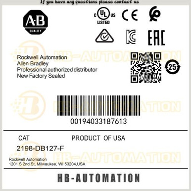 2198-Db127-F Allen Bradley Kinetix 5100 Single Phase Line Filter #Zypl - SPW Industrial