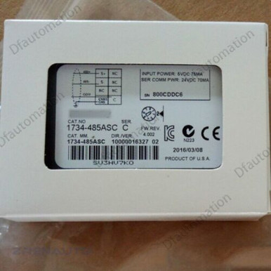 New Allen Bradley 1734-485Asc Point I/O Rs-232 Ascii Interface Brand ...