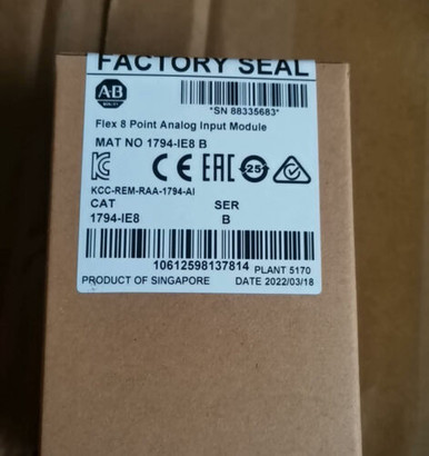 New Allen-Bradley 1794-Ie8 /B Flex 8-Point Analog Input Module - SPW ...