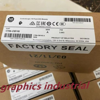 New Allen-Bradley 1756-Ob16I Controllogix 16 Point D/O Module Ab 1756 ...
