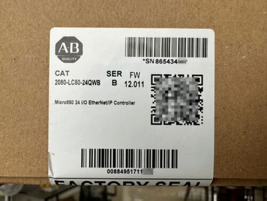 New Allen-Bradley 2080-Lc50-24Qwb Micro850 24 I/O Ethernet/Ip ...