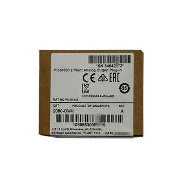 Allen Bradley 2080-Ow4I Micro 800 4 Ch Relay Output Module New Factory ...