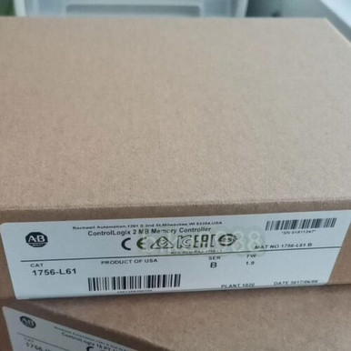 New Factory Sealed Ab 1756-L61 Ser B Controllogix 2Mb Memory Controller ...