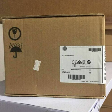 New Sealed Ab 1746-A10 /B Slc-500 Plc Chassis/Rack 10 Slots Module ...