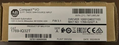 New Unopened Allen-Bradley 1769-Iq32T Compact I/O 32Pt 24Vdc Input ...